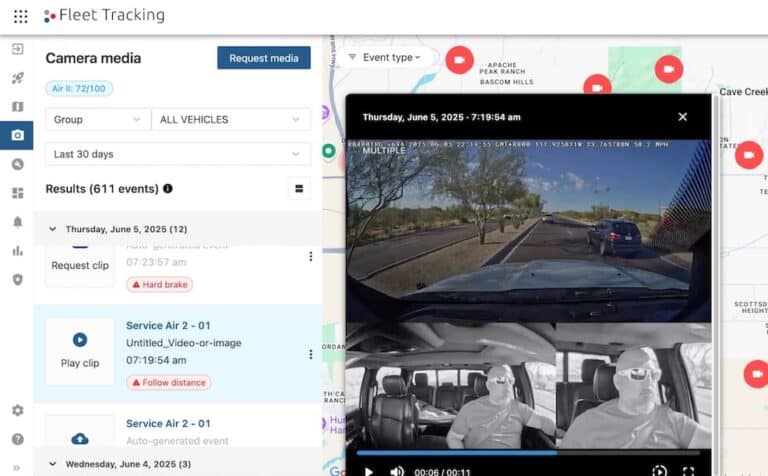 Fleet Dash Cameras for Enhanced Safety & Monitoring